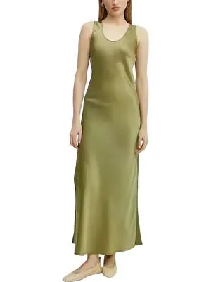 SILVIAN HEACH Side-split Maxi Dress - Green