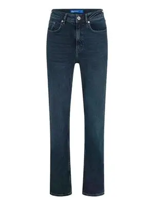 Karl Lagerfeld High-rise Straight Jeans - Blue