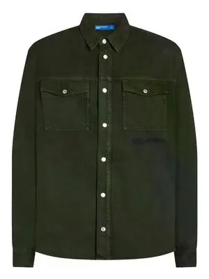 Karl Lagerfeld Flap-pocket Shirt - Green