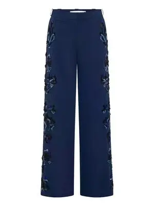 Christopher Esber Duke Embellished Trousers - Blue