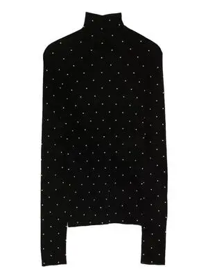 Rabanne Stud-embellished Jumper - Black
