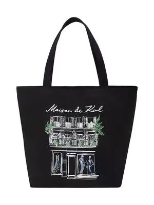 Karl Lagerfeld K/sketch Reversible Shopper Tote Bag - Black
