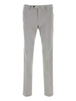 PT TORINO Button-fly Trousers - Grey