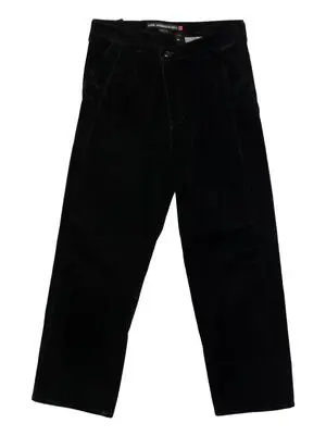 Andersson Bell Button-fly Paneled Jeans - Black