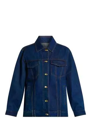Aje Carmen Denim Jacket - Blue