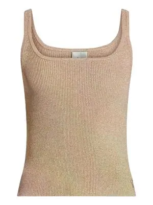 Aje Embroidered-logo Tank Top - Pink