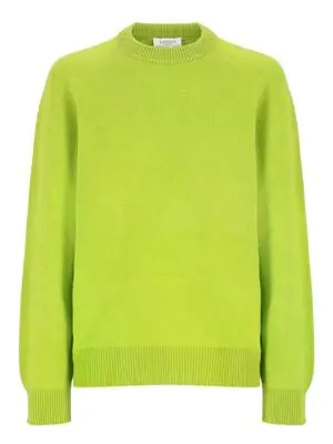LANEUS Crew-neck Knit - Green