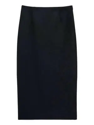 Dorothee Schumacher Centre-seam Pencil Skirt - Blue