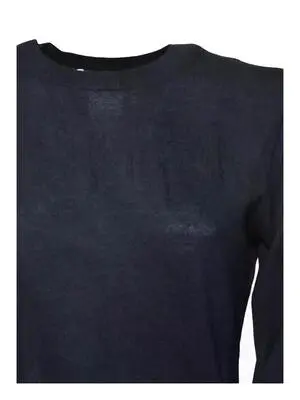 Max Mara Long-sleeved Crew-neck T-shirt - Blue