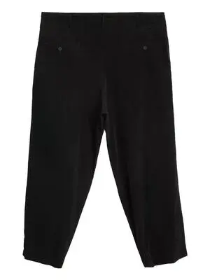 Yohji Yamamoto Drawstring Trousers - Black