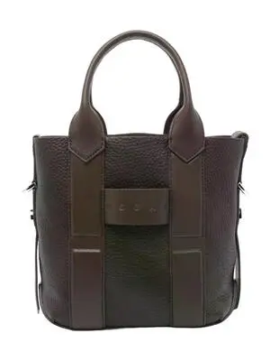 Hogan Small Script Tote - Brown