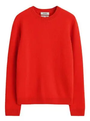 Cos Cashmere Crew-neck Sweater - Orange