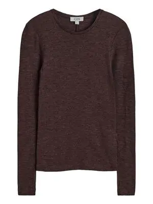 Cos Slim Merino Wool Sweater Brown