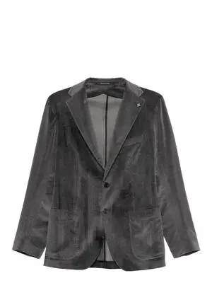 Tagliatore Corduroy Two-button Jacket - Grey