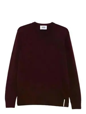 Alpha Studio Crew-neck Wool Sweater - Red
