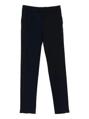 LARDINI Elasticated-waistband Trousers - Blue