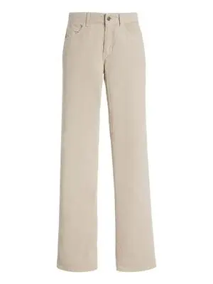 THE ROW Carlyl Corduroy Straight-Leg Jeans
