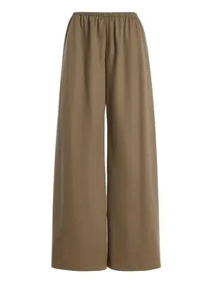 THE ROW Gala Wool Wide-leg Pants - Neutral