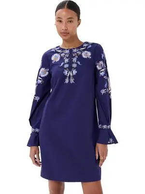 Figue Astrid Mini Dress - Imperial Blue