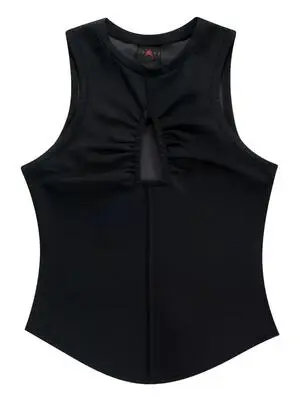 Nike Keyhole-detail Tank Top - Black