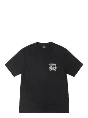 StÜssy Dice Pigment-dyed T-shirt - Black