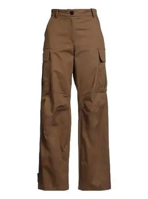 Sandro Cargo Pants In Stretch Gabardine - Brown