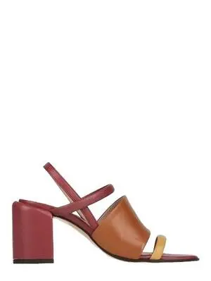 IXOS Leather Ankle Strap Sandals - Brown