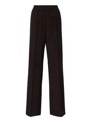 Dolce & Gabbana Virgin Wool Wide-leg Pants - Brown