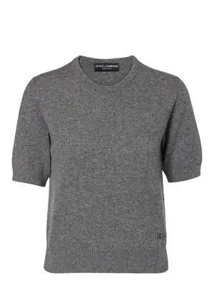 Dolce & Gabbana Cashmere Crewneck Sweater - Grey