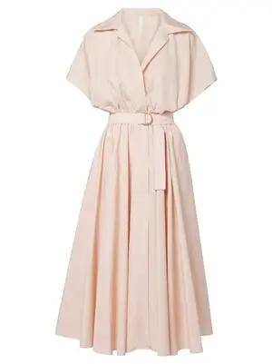 Norma Kamali Flared Midi Dress - Pink