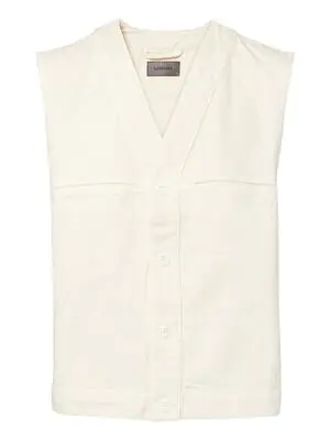 LEMAIRE Cotton Vest - White