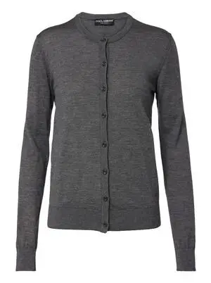 Dolce & Gabbana Cashmere Cardigan - Grey