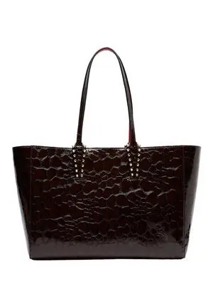 CHRISTIAN LOUBOUTIN Cabata Medium Leather Tote - Brown
