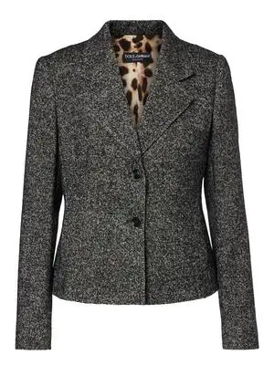 Dolce & Gabbana Wool-blend Jacket - Grey