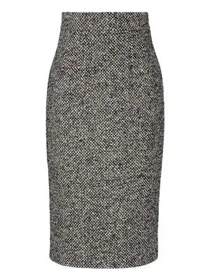 Dolce & Gabbana High-rise Pencil Skirt - Grey