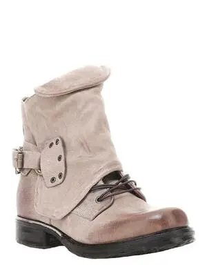 A.S.98 Simon Ii Moto Bootie - Taupe