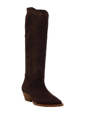 Free People Sway Low 2.0 Knee High Boots - Fudgesicle