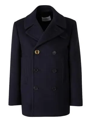 Givenchy Wool Caban Coat - Black