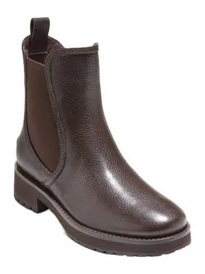 Cole Haan Lyndon Waterproof Chelsea Boot Dark Chocolate