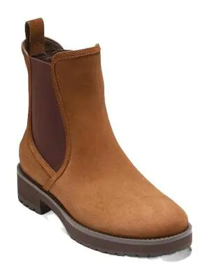 Cole Haan Lyndon Waterproof Chelsea Boot Tobacco Suede Wp