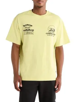 HONOR THE GIFT Workshop Graphic T-shirt Green