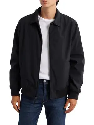 LEVI'S Laydown Collar Water Resistant Insulated Bomber Jacket Black