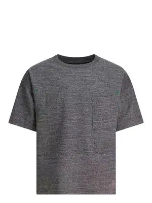 Kapital Pocket-detail Panelled T-shirt - Grey