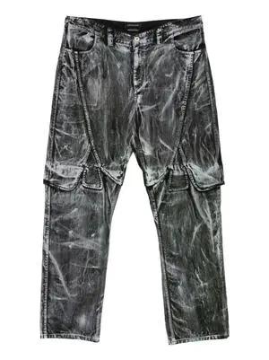 JUNTAE KIM Painted Straight Leg Jeans