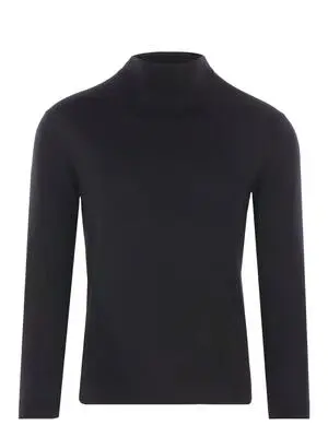 CFCL Mock-neck Long-sleeve Sweater - Black