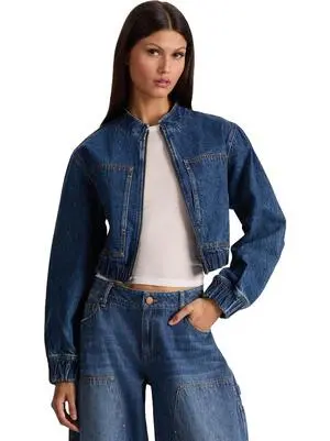 Alice + Olivia Mateo Carpenter Jacket - Denim