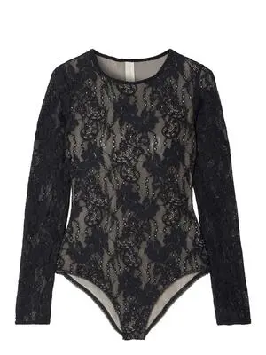 Zimmermann Lace Bodysuit - Black