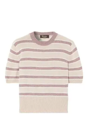 LORO PIANA Fobello Striped Cashmere Sweater