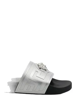 Versace La Medusa Slides Black