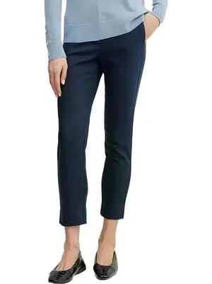 Patrizia Pepe Logo-plaque Side-pocket Trousers - Blue